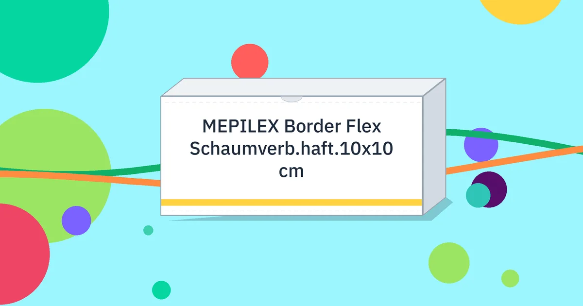 Symbolbild: Packung mit der Aufschrift MEPILEX Border Flex Schaumverb.haft.10x10 cm (PZN 16359424) – Verfügbarkeit und Bezug in Apotheken in Frankfurt am Main