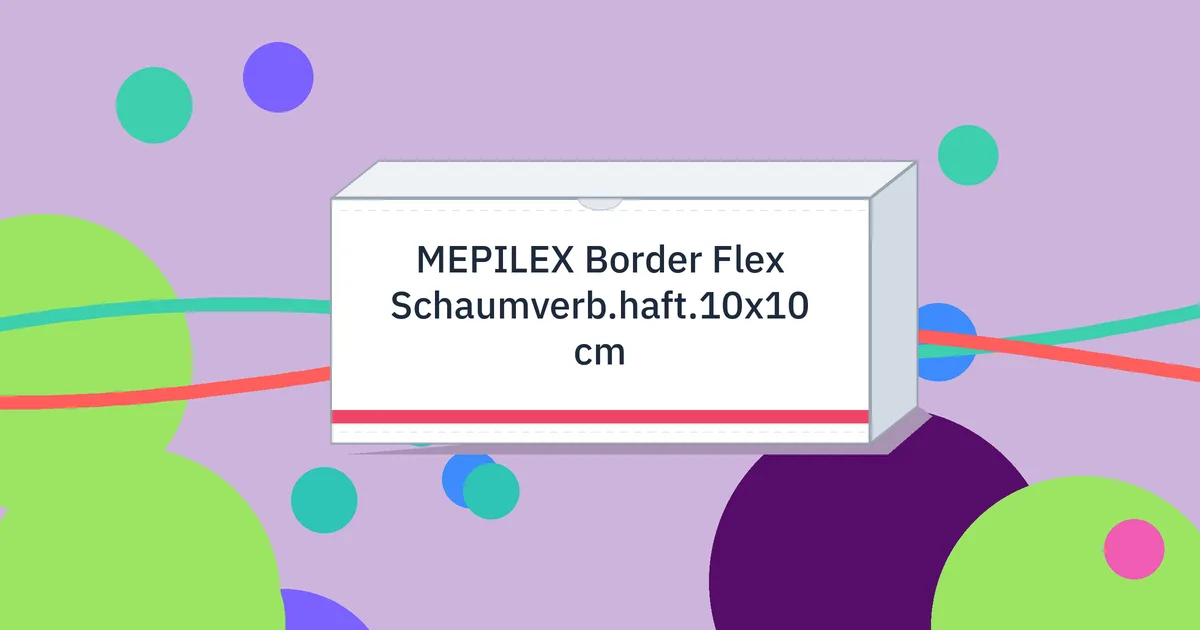 Symbolbild: Packung mit der Aufschrift MEPILEX Border Flex Schaumverb.haft.10x10 cm (PZN 18290688) – Verfügbarkeit und Bezug in Apotheken in Frankfurt am Main