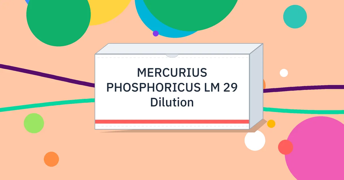 Symbolbild: Packung mit der Aufschrift MERCURIUS PHOSPHORICUS LM 29 Dilution (PZN 12952912) – Verfügbarkeit und Bezug in Apotheken in Frankfurt am Main