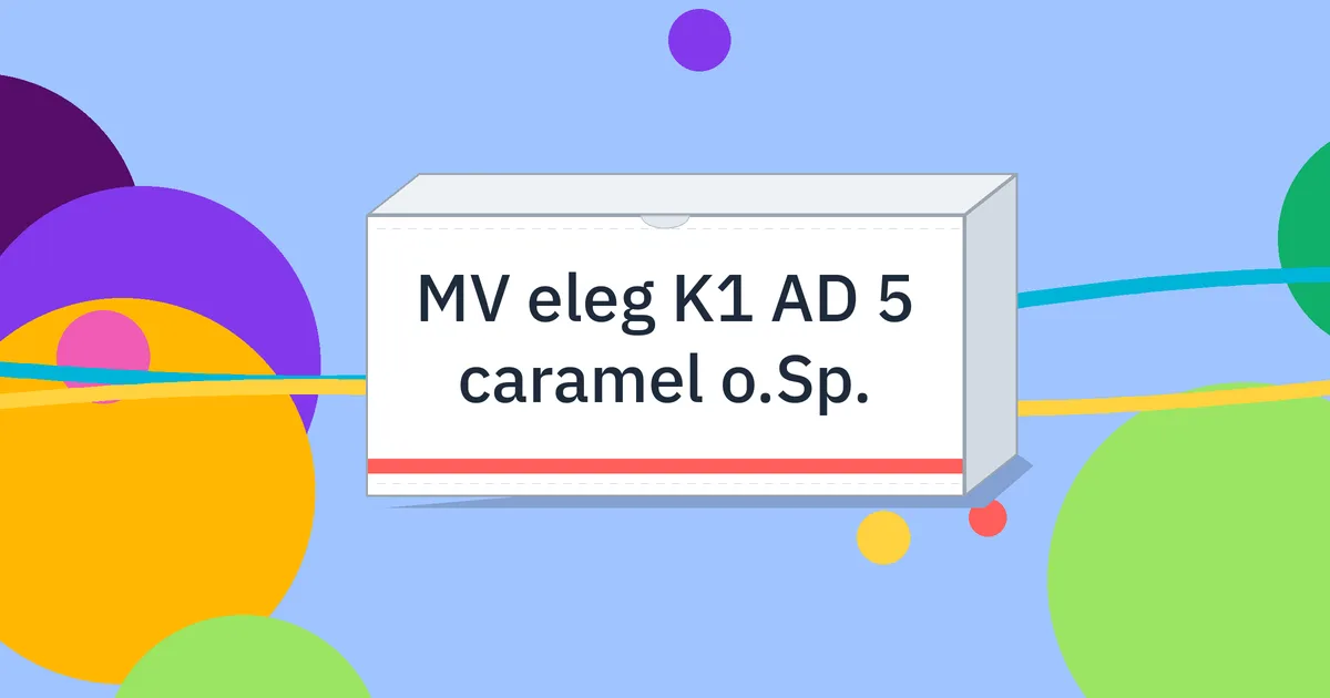 Symbolbild: Packung mit der Aufschrift MV eleg K1 AD 5 caramel o.Sp. (PZN 00528333) – Verfügbarkeit und Bezug in Apotheken in Frankfurt am Main