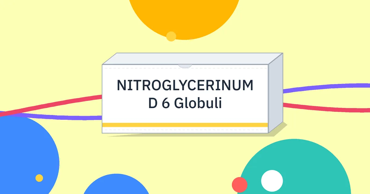 Symbolbild: Packung mit der Aufschrift NITROGLYCERINUM D 6 Globuli (PZN 19685420) – Verfügbarkeit und Bezug in Apotheken in Frankfurt am Main