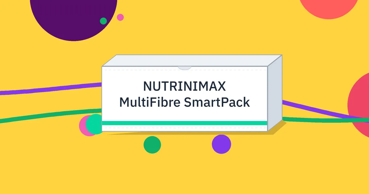 Symbolbild: Packung mit der Aufschrift NUTRINIMAX MultiFibre SmartPack (PZN 14133147) – Verfügbarkeit und Bezug in Apotheken in Frankfurt am Main