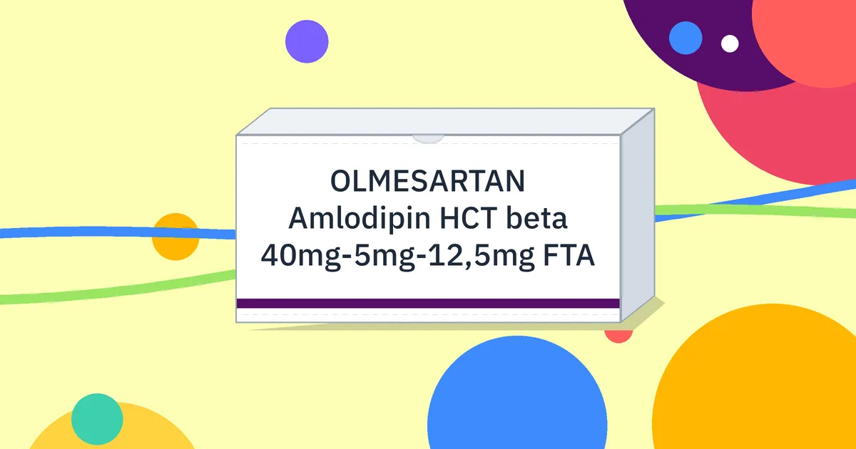Symbolbild: Packung mit der Aufschrift OLMESARTAN Amlodipin HCT beta 40mg-5mg-12,5mg FTA (PZN 09422932) – Verfügbarkeit und Bezug in Apotheken in Frankfurt am Main