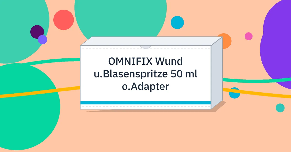 Symbolbild: Packung mit der Aufschrift OMNIFIX Wund u.Blasenspritze 50 ml o.Adapter (PZN 07775164) – Verfügbarkeit und Bezug in Apotheken in Frankfurt am Main