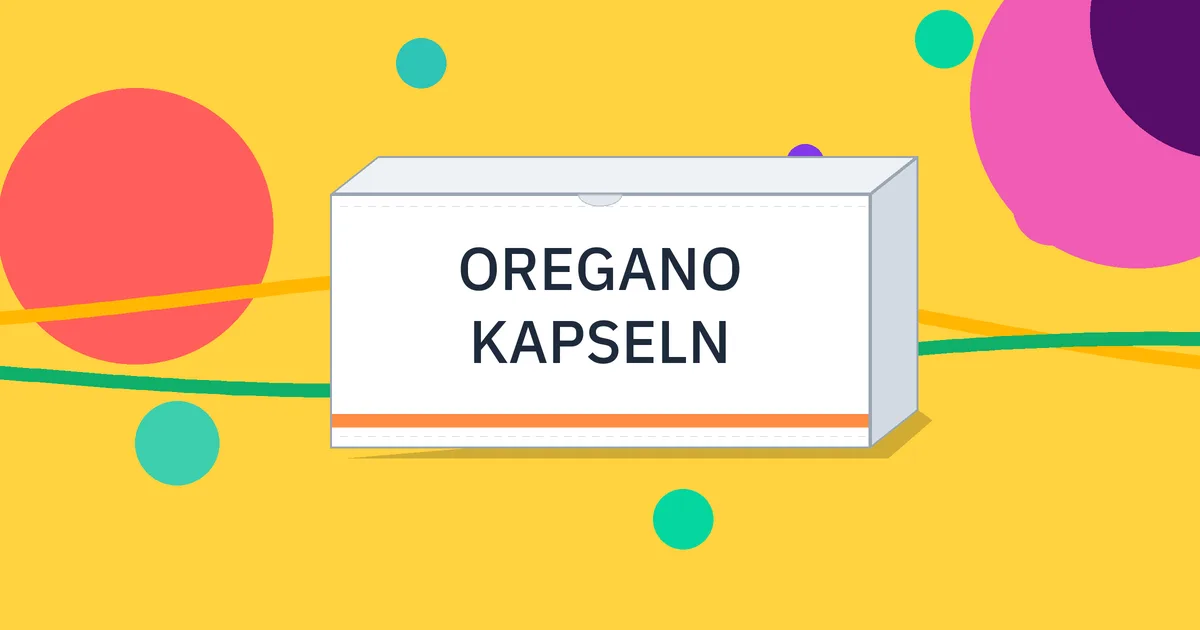 Symbolbild: Packung mit der Aufschrift OREGANO KAPSELN (PZN 07285282) – Verfügbarkeit und Bezug in Apotheken in Frankfurt am Main