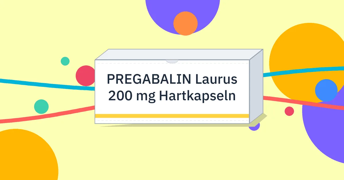 Symbolbild: Packung mit der Aufschrift PREGABALIN Laurus 200 mg Hartkapseln (PZN 17975823) – Verfügbarkeit und Bezug in Apotheken in Frankfurt am Main