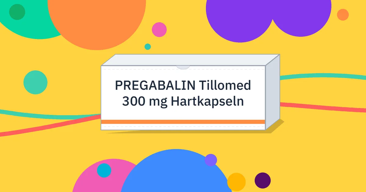 Symbolbild: Packung mit der Aufschrift PREGABALIN Tillomed 300 mg Hartkapseln (PZN 15200443) – Verfügbarkeit und Bezug in Apotheken in Frankfurt am Main