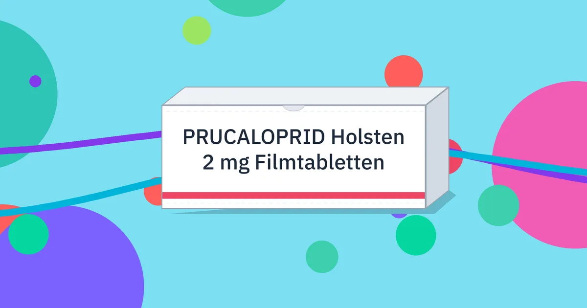Symbolbild: Packung mit der Aufschrift PRUCALOPRID Holsten 2 mg Filmtabletten (PZN 17869363) – Verfügbarkeit und Bezug in Apotheken in Frankfurt am Main
