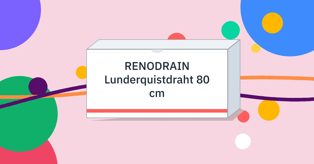 Symbolbild: Packung mit der Aufschrift RENODRAIN Lunderquistdraht 80 cm (PZN 00444317) – Verfügbarkeit und Bezug in Apotheken in Frankfurt am Main