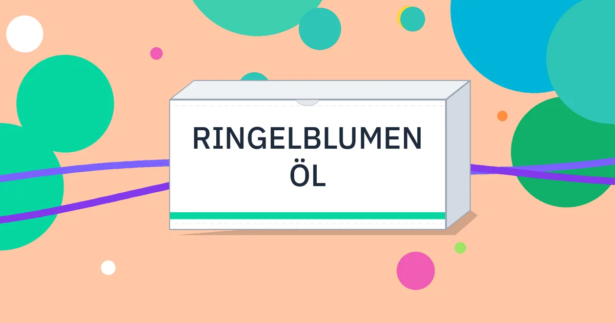 Symbolbild: Packung mit der Aufschrift RINGELBLUMEN ÖL (PZN 04003886) – Verfügbarkeit und Bezug in Apotheken in Frankfurt am Main