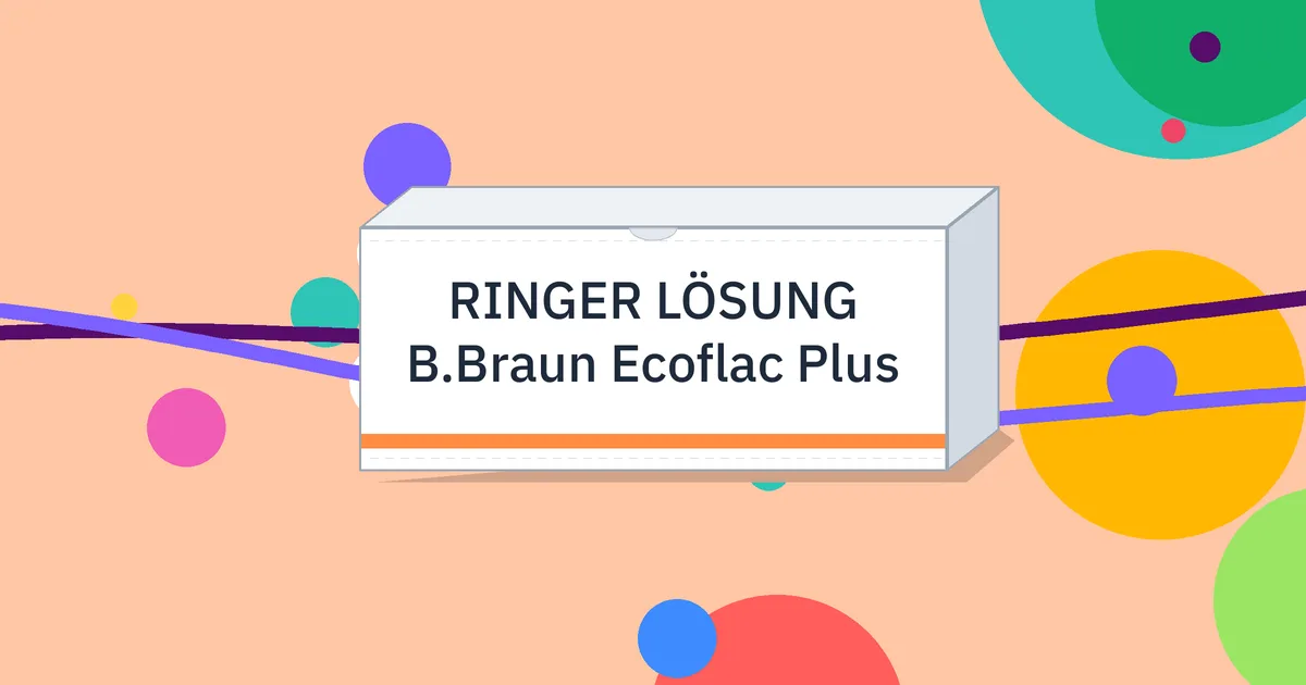 Symbolbild: Packung mit der Aufschrift RINGER LÖSUNG B.Braun Ecoflac Plus (PZN 01471434) – Verfügbarkeit und Bezug in Apotheken in Frankfurt am Main