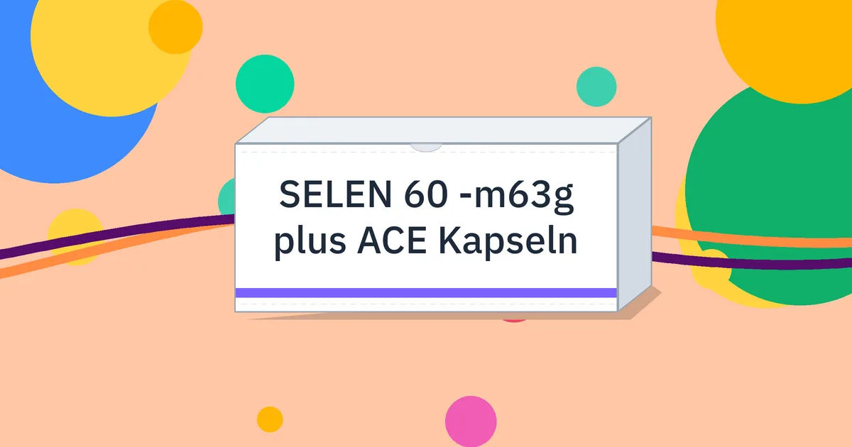 Symbolbild: Packung mit der Aufschrift SELEN 60 -m63g plus ACE Kapseln (PZN 10014233) – Verfügbarkeit und Bezug in Apotheken in Frankfurt am Main