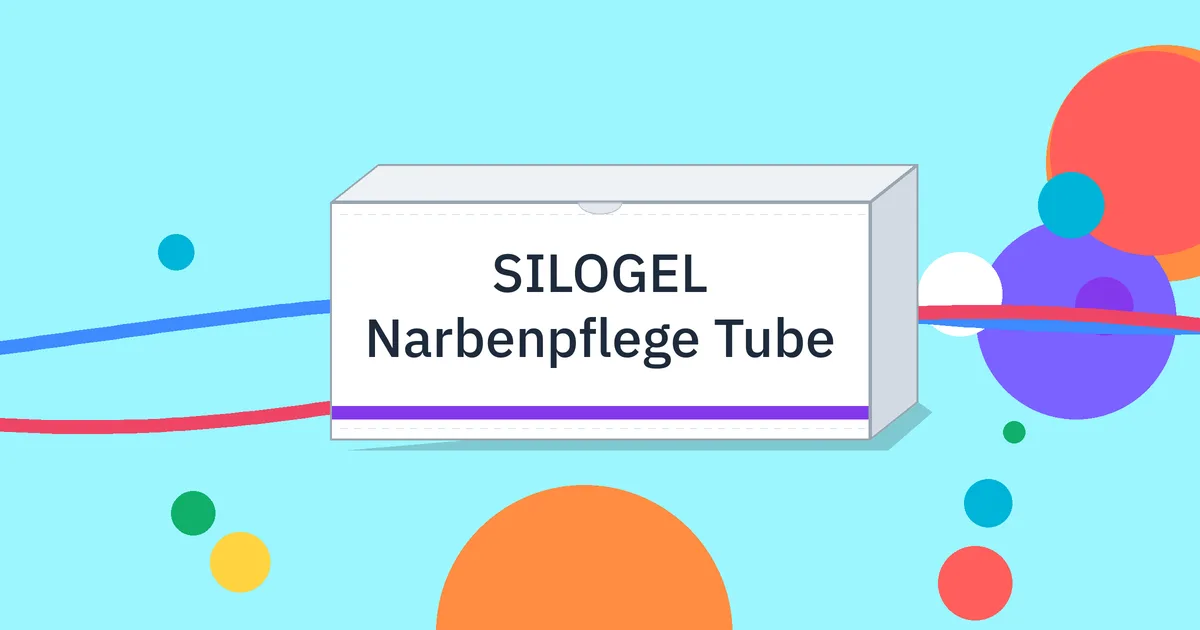 Symbolbild: Packung mit der Aufschrift SILOGEL Narbenpflege Tube (PZN 18726683) – Verfügbarkeit und Bezug in Apotheken in Frankfurt am Main