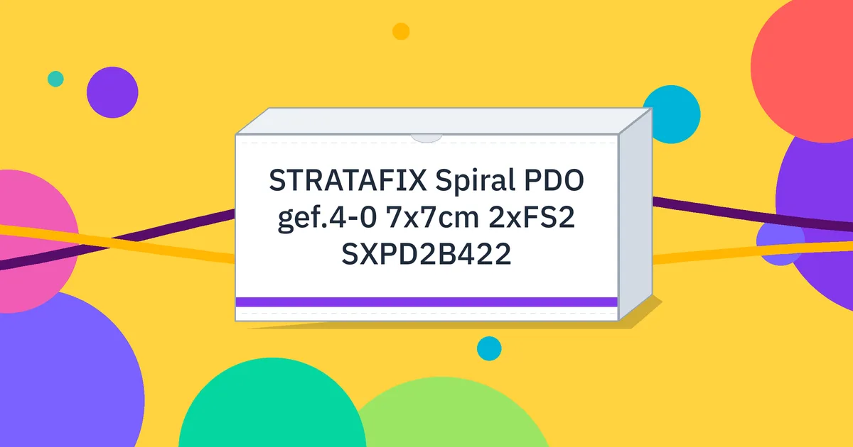 Symbolbild: Packung mit der Aufschrift STRATAFIX Spiral PDO gef.4-0 7x7cm 2xFS2 SXPD2B422 (PZN 20923942) – Verfügbarkeit und Bezug in Apotheken in Frankfurt am Main