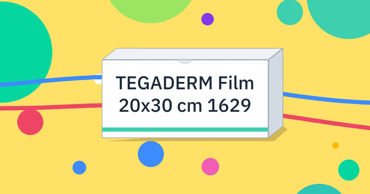 Symbolbild: Packung mit der Aufschrift TEGADERM Film 20x30 cm 1629 (PZN 06917082) – Verfügbarkeit und Bezug in Apotheken in Frankfurt am Main