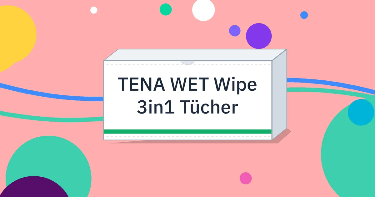 Symbolbild: Packung mit der Aufschrift TENA WET Wipe 3in1 Tücher (PZN 15384816) – Verfügbarkeit und Bezug in Apotheken in Frankfurt am Main