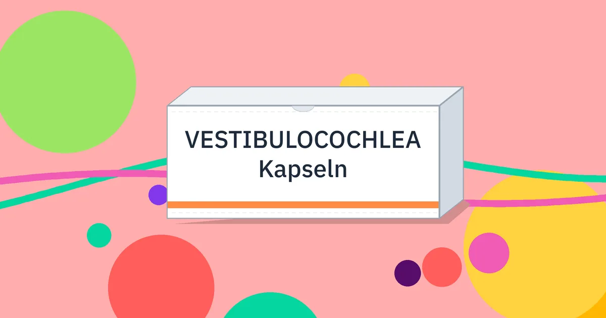 Symbolbild: Packung mit der Aufschrift VESTIBULOCOCHLEA Kapseln (PZN 19225919) – Verfügbarkeit und Bezug in Apotheken in Frankfurt am Main