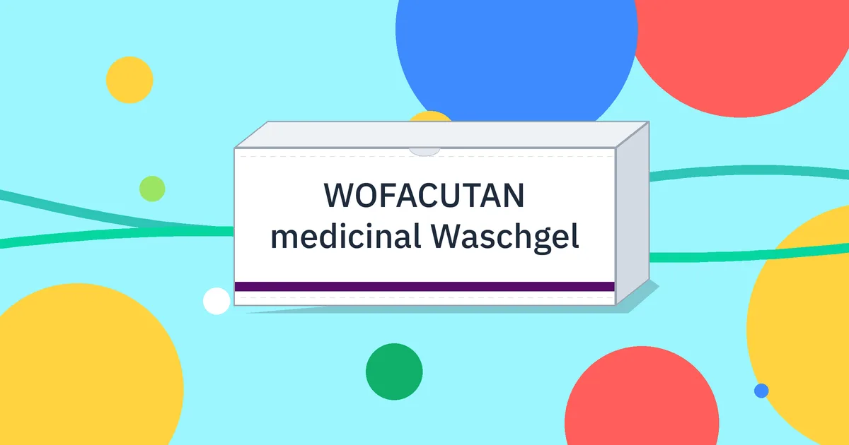 Symbolbild: Packung mit der Aufschrift WOFACUTAN medicinal Waschgel (PZN 02226783) – Verfügbarkeit und Bezug in Apotheken in Frankfurt am Main