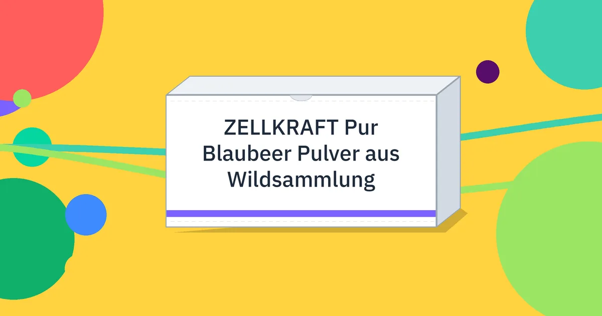 Symbolbild: Packung mit der Aufschrift ZELLKRAFT Pur Blaubeer Pulver aus Wildsammlung (PZN 18269010) – Verfügbarkeit und Bezug in Apotheken in Frankfurt am Main