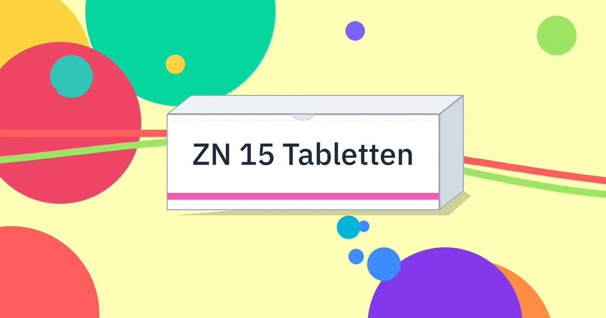 Symbolbild: Packung mit der Aufschrift ZN 15 Tabletten (PZN 17215986) – Verfügbarkeit und Bezug in Apotheken in Frankfurt am Main