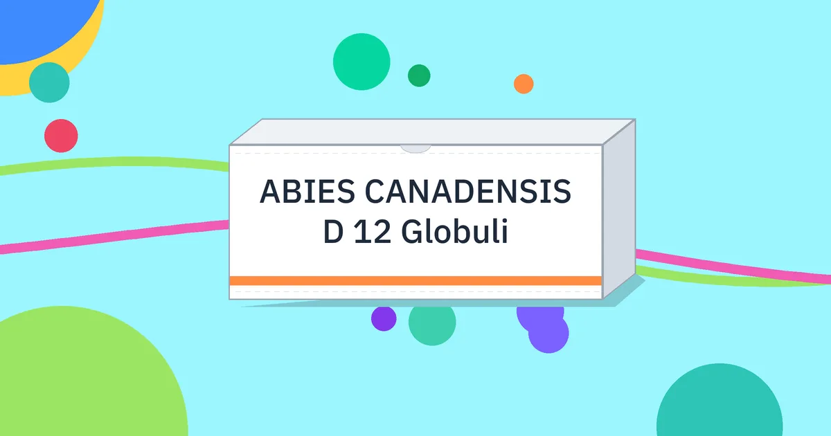 Symbolbild: Packung mit der Aufschrift ABIES CANADENSIS D 12 Globuli (PZN 16688145) – Verfügbarkeit und Bezug in Apotheken in Frankfurt am Main