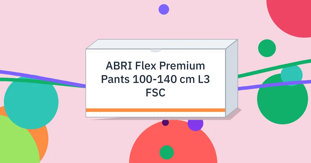 Symbolbild: Packung mit der Aufschrift ABRI Flex Premium Pants 100-140 cm L3 FSC (PZN 10550055) – Verfügbarkeit und Bezug in Apotheken in Frankfurt am Main