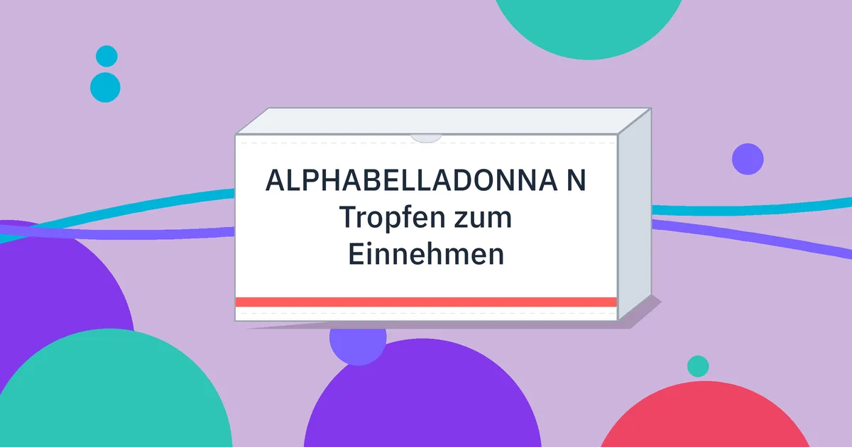 Symbolbild: Packung mit der Aufschrift ALPHABELLADONNA N Tropfen zum Einnehmen (PZN 03168591) – Verfügbarkeit und Bezug in Apotheken in Frankfurt am Main