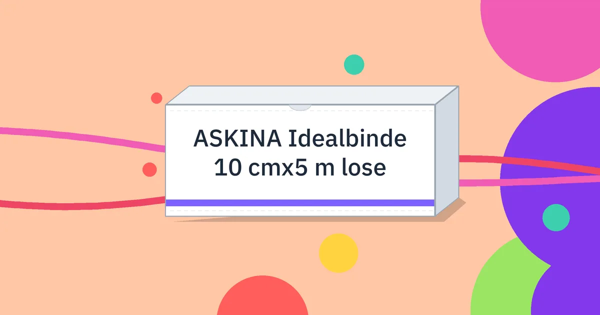 Symbolbild: Packung mit der Aufschrift ASKINA Idealbinde 10 cmx5 m lose (PZN 15734771) – Verfügbarkeit und Bezug in Apotheken in Frankfurt am Main