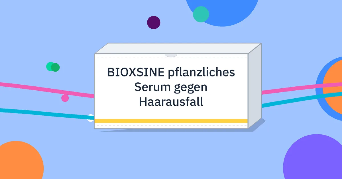Symbolbild: Packung mit der Aufschrift BIOXSINE pflanzliches Serum gegen Haarausfall (PZN 10042353) – Verfügbarkeit und Bezug in Apotheken in Frankfurt am Main