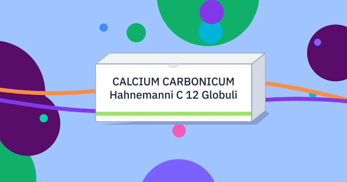 Symbolbild: Packung mit der Aufschrift CALCIUM CARBONICUM Hahnemanni C 12 Globuli (PZN 04208714) – Verfügbarkeit und Bezug in Apotheken in Frankfurt am Main