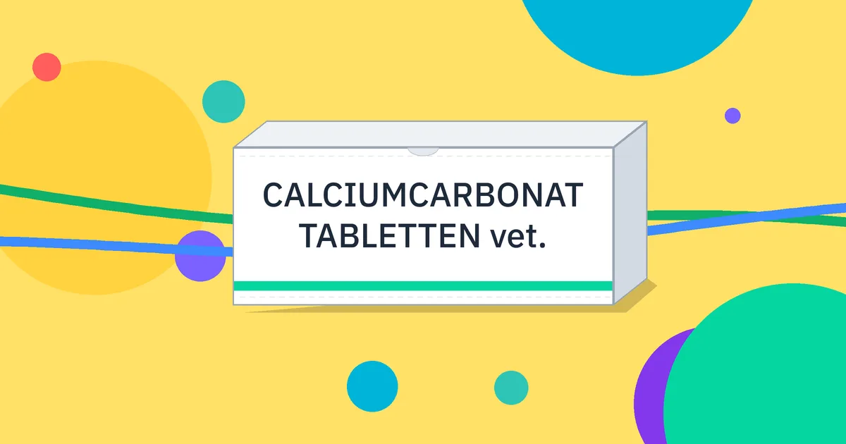 Symbolbild: Packung mit der Aufschrift CALCIUMCARBONAT TABLETTEN vet. (PZN 03345627) – Verfügbarkeit und Bezug in Apotheken in Frankfurt am Main