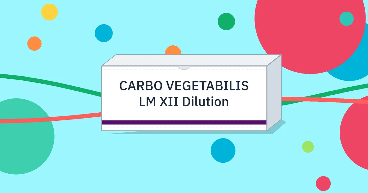 Symbolbild: Packung mit der Aufschrift CARBO VEGETABILIS LM XII Dilution (PZN 02674116) – Verfügbarkeit und Bezug in Apotheken in Frankfurt am Main