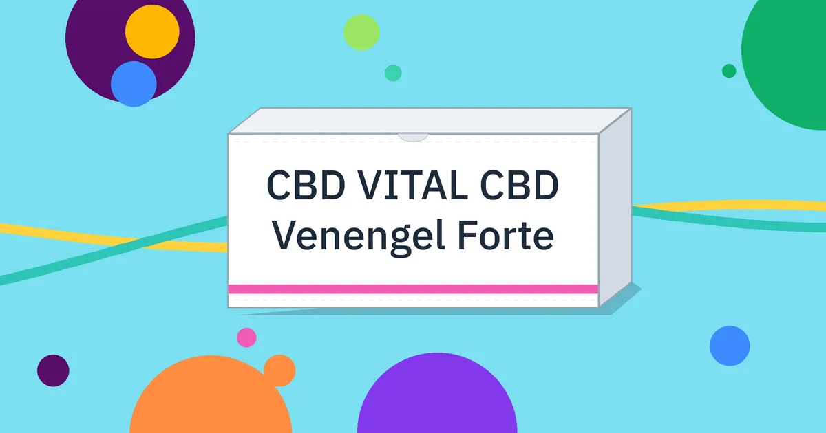 Symbolbild: Packung mit der Aufschrift CBD VITAL CBD Venengel Forte (PZN 19468680) – Verfügbarkeit und Bezug in Apotheken in Frankfurt am Main