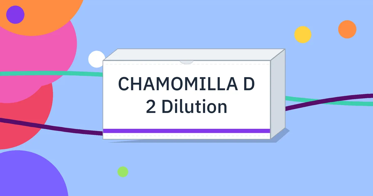 Symbolbild: Packung mit der Aufschrift CHAMOMILLA D 2 Dilution (PZN 01764774) – Verfügbarkeit und Bezug in Apotheken in Frankfurt am Main