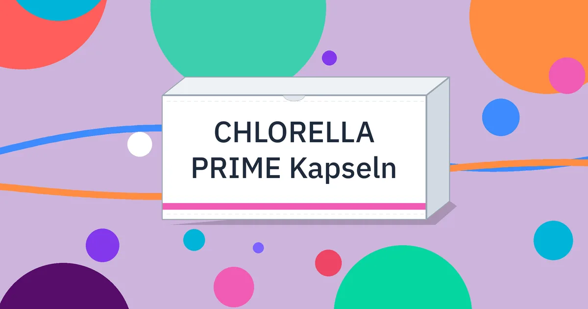 Symbolbild: Packung mit der Aufschrift CHLORELLA PRIME Kapseln (PZN 17438640) – Verfügbarkeit und Bezug in Apotheken in Frankfurt am Main