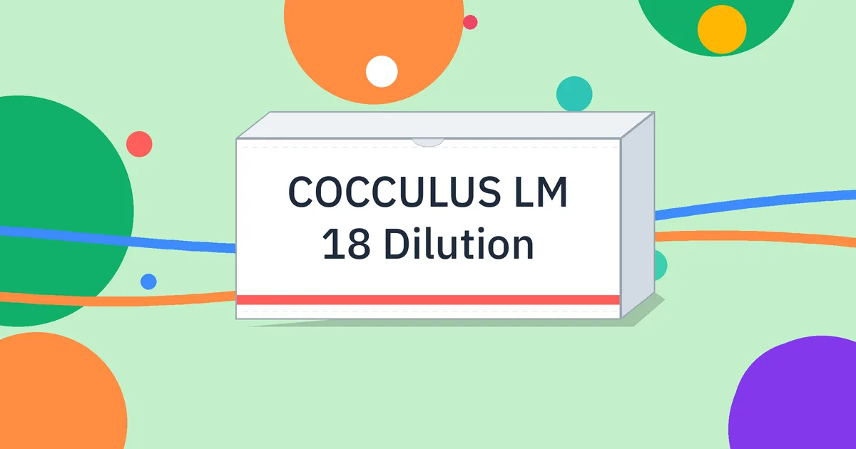 Symbolbild: Packung mit der Aufschrift COCCULUS LM 18 Dilution (PZN 03504250) – Verfügbarkeit und Bezug in Apotheken in Frankfurt am Main