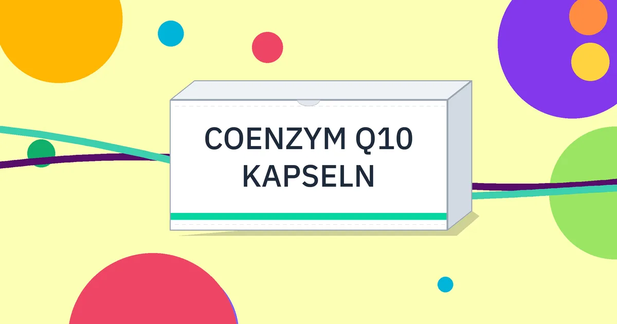 Symbolbild: Packung mit der Aufschrift COENZYM Q10 KAPSELN (PZN 04981673) – Verfügbarkeit und Bezug in Apotheken in Frankfurt am Main