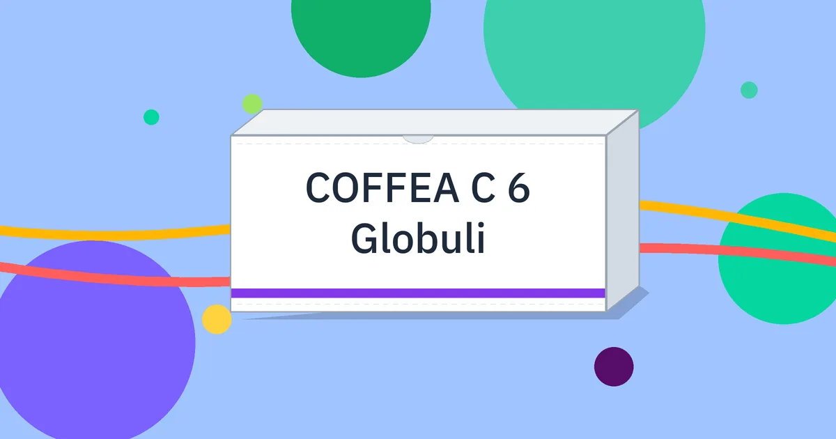 Symbolbild: Packung mit der Aufschrift COFFEA C 6 Globuli (PZN 04776157) – Verfügbarkeit und Bezug in Apotheken in Frankfurt am Main