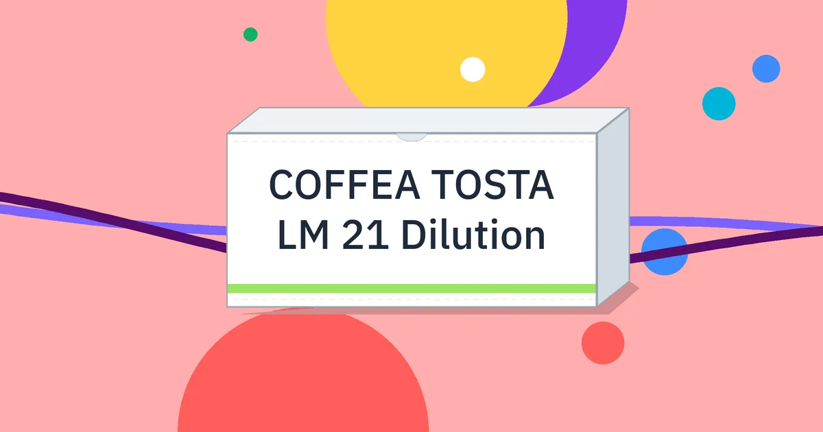 Symbolbild: Packung mit der Aufschrift COFFEA TOSTA LM 21 Dilution (PZN 12831410) – Verfügbarkeit und Bezug in Apotheken in Frankfurt am Main