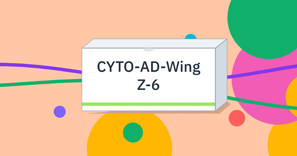 Symbolbild: Packung mit der Aufschrift CYTO-AD-Wing Z-6 (PZN 11860987) – Verfügbarkeit und Bezug in Apotheken in Frankfurt am Main