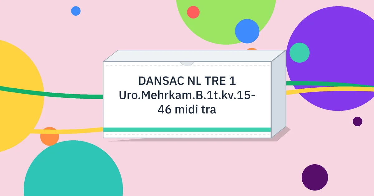 Symbolbild: Packung mit der Aufschrift DANSAC NL TRE 1 Uro.Mehrkam.B.1t.kv.15-46 midi tra (PZN 18179502) – Verfügbarkeit und Bezug in Apotheken in Frankfurt am Main