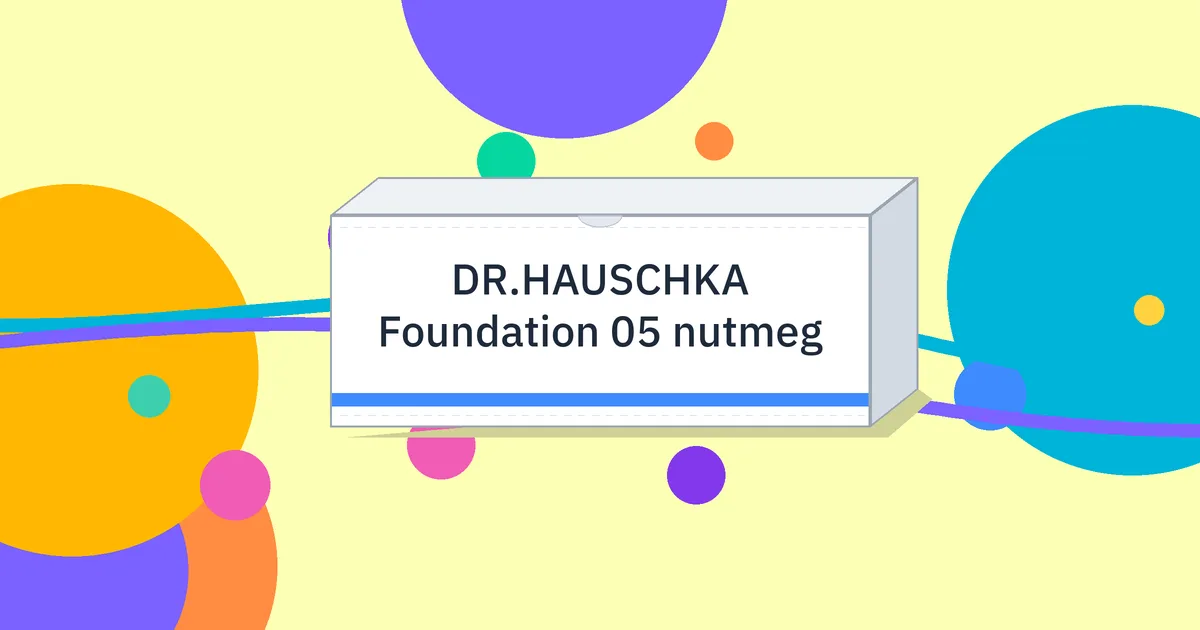 Symbolbild: Packung mit der Aufschrift DR.HAUSCHKA Foundation 05 nutmeg (PZN 18167692) – Verfügbarkeit und Bezug in Apotheken in Frankfurt am Main