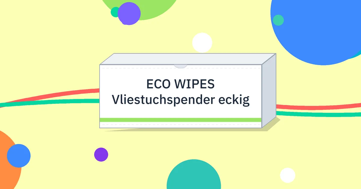Symbolbild: Packung mit der Aufschrift ECO WIPES Vliestuchspender eckig (PZN 14374945) – Verfügbarkeit und Bezug in Apotheken in Frankfurt am Main