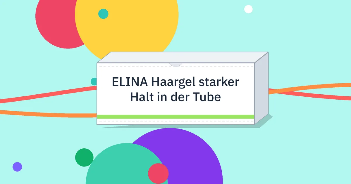 Symbolbild: Packung mit der Aufschrift ELINA Haargel starker Halt in der Tube (PZN 14264820) – Verfügbarkeit und Bezug in Apotheken in Frankfurt am Main