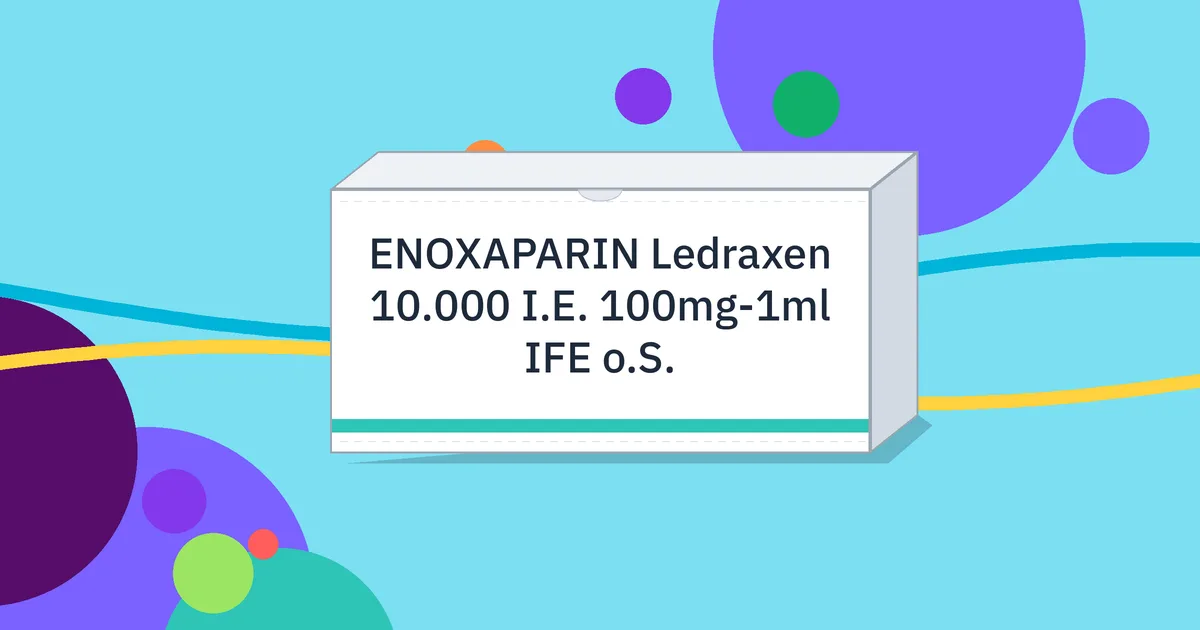 Symbolbild: Packung mit der Aufschrift ENOXAPARIN Ledraxen 10.000 I.E. 100mg-1ml IFE o.S. (PZN 18861903) – Verfügbarkeit und Bezug in Apotheken in Frankfurt am Main