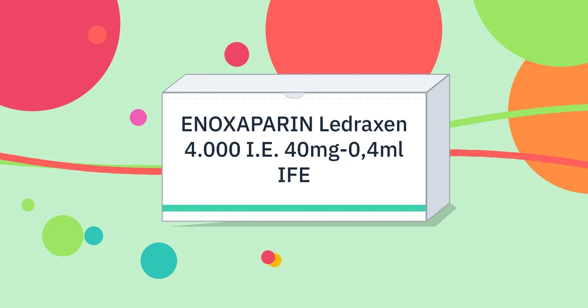 Symbolbild: Packung mit der Aufschrift ENOXAPARIN Ledraxen 4.000 I.E. 40mg-0,4ml IFE (PZN 16203107) – Verfügbarkeit und Bezug in Apotheken in Frankfurt am Main