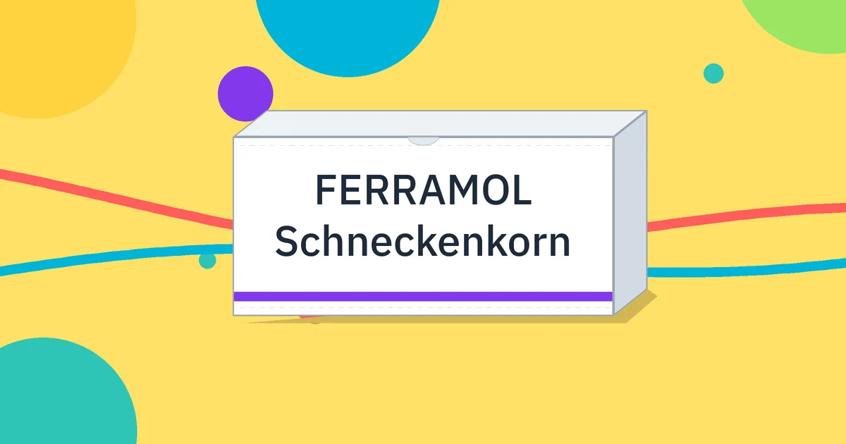 Symbolbild: Packung mit der Aufschrift FERRAMOL Schneckenkorn (PZN 00246072) – Verfügbarkeit und Bezug in Apotheken in Frankfurt am Main
