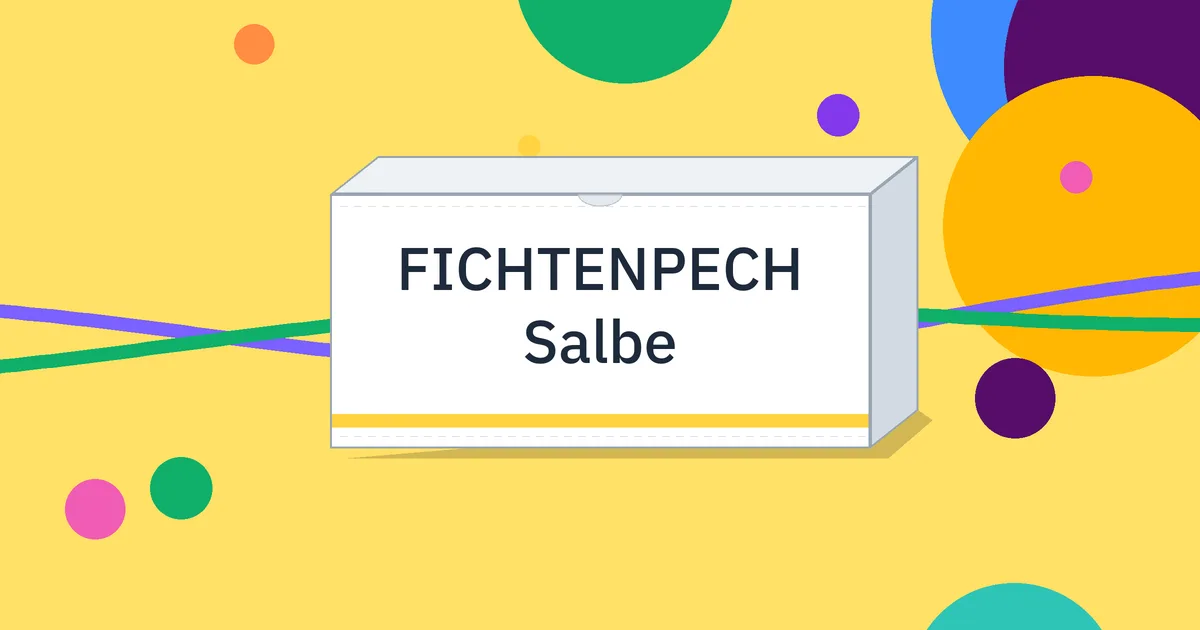 Symbolbild: Packung mit der Aufschrift FICHTENPECH Salbe (PZN 18900678) – Verfügbarkeit und Bezug in Apotheken in Frankfurt am Main