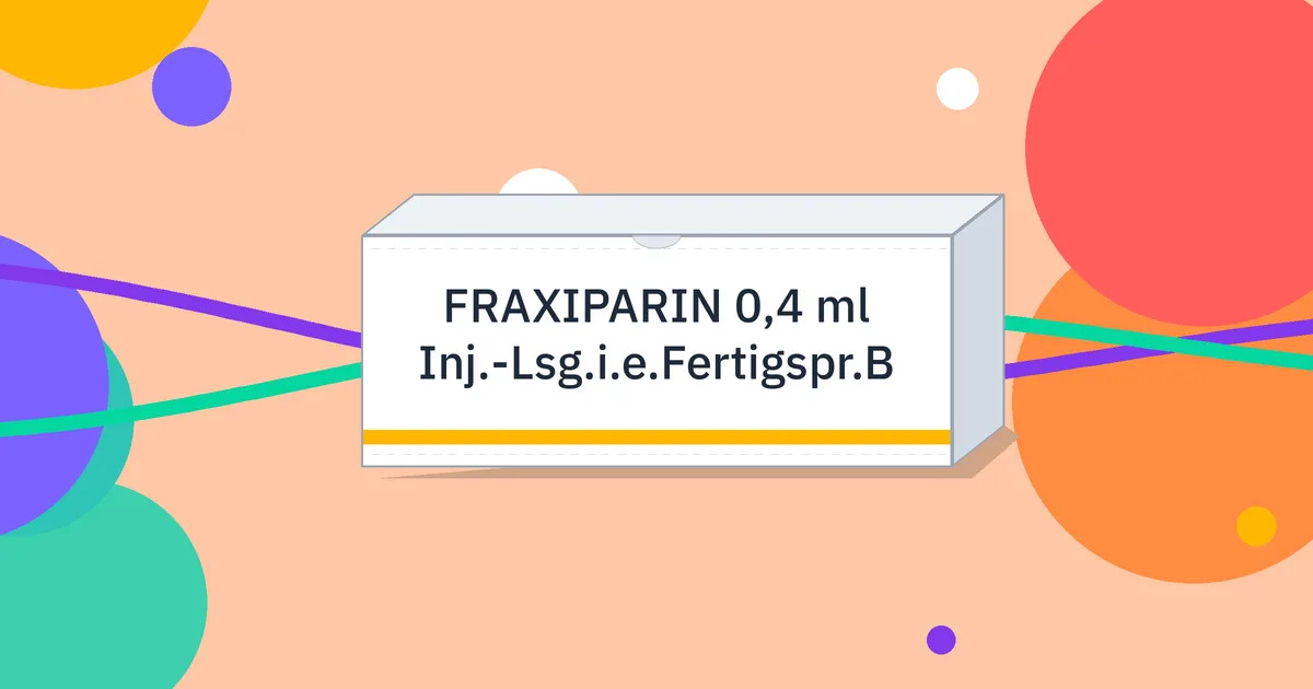 Symbolbild: Packung mit der Aufschrift FRAXIPARIN 0,4 ml Inj.-Lsg.i.e.Fertigspr.B (PZN 01066538) – Verfügbarkeit und Bezug in Apotheken in Frankfurt am Main