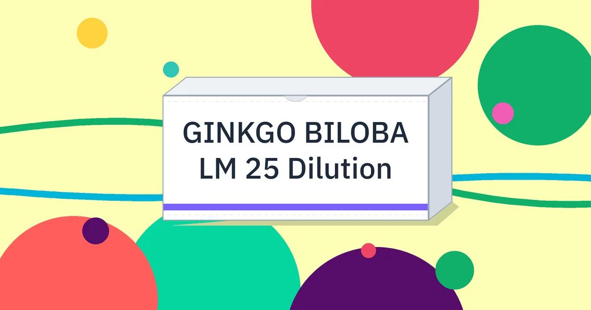 Symbolbild: Packung mit der Aufschrift GINKGO BILOBA LM 25 Dilution (PZN 12878245) – Verfügbarkeit und Bezug in Apotheken in Frankfurt am Main